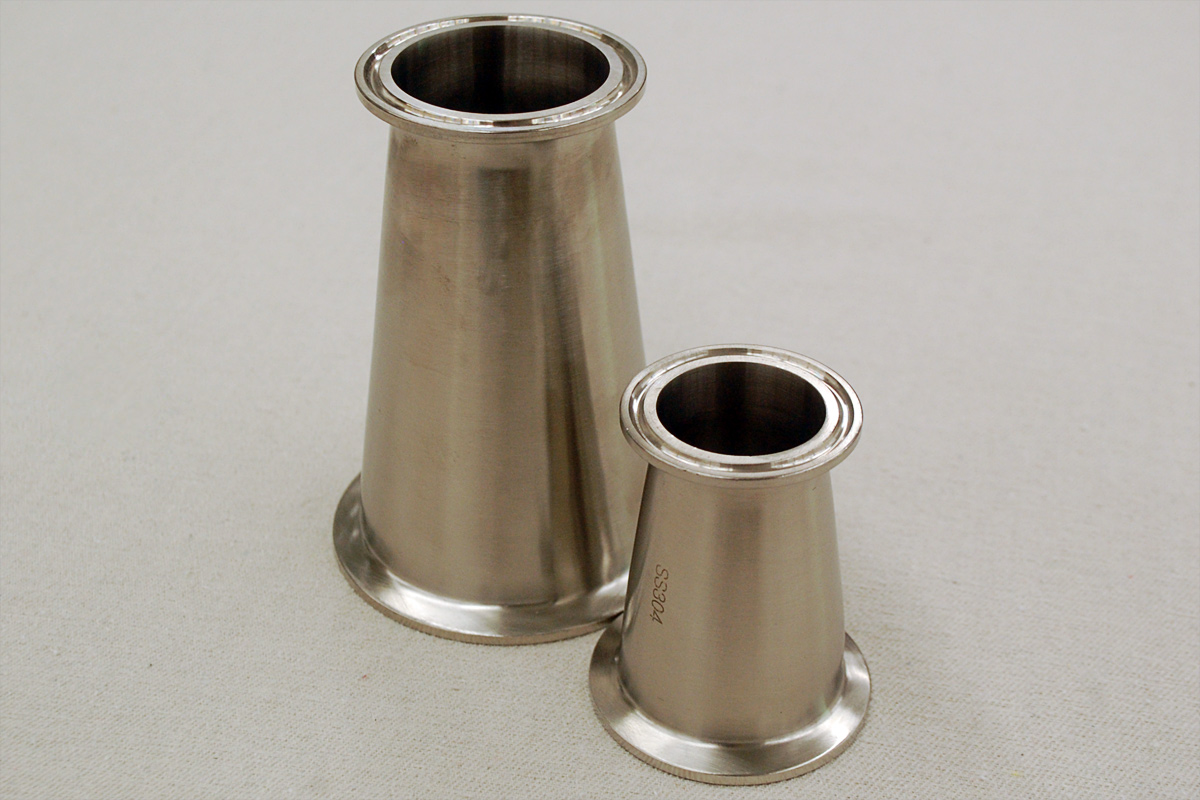 Sanitary Concentric Reducer -Tri-Clamp 4 in. x 3 in. | Concentric ...